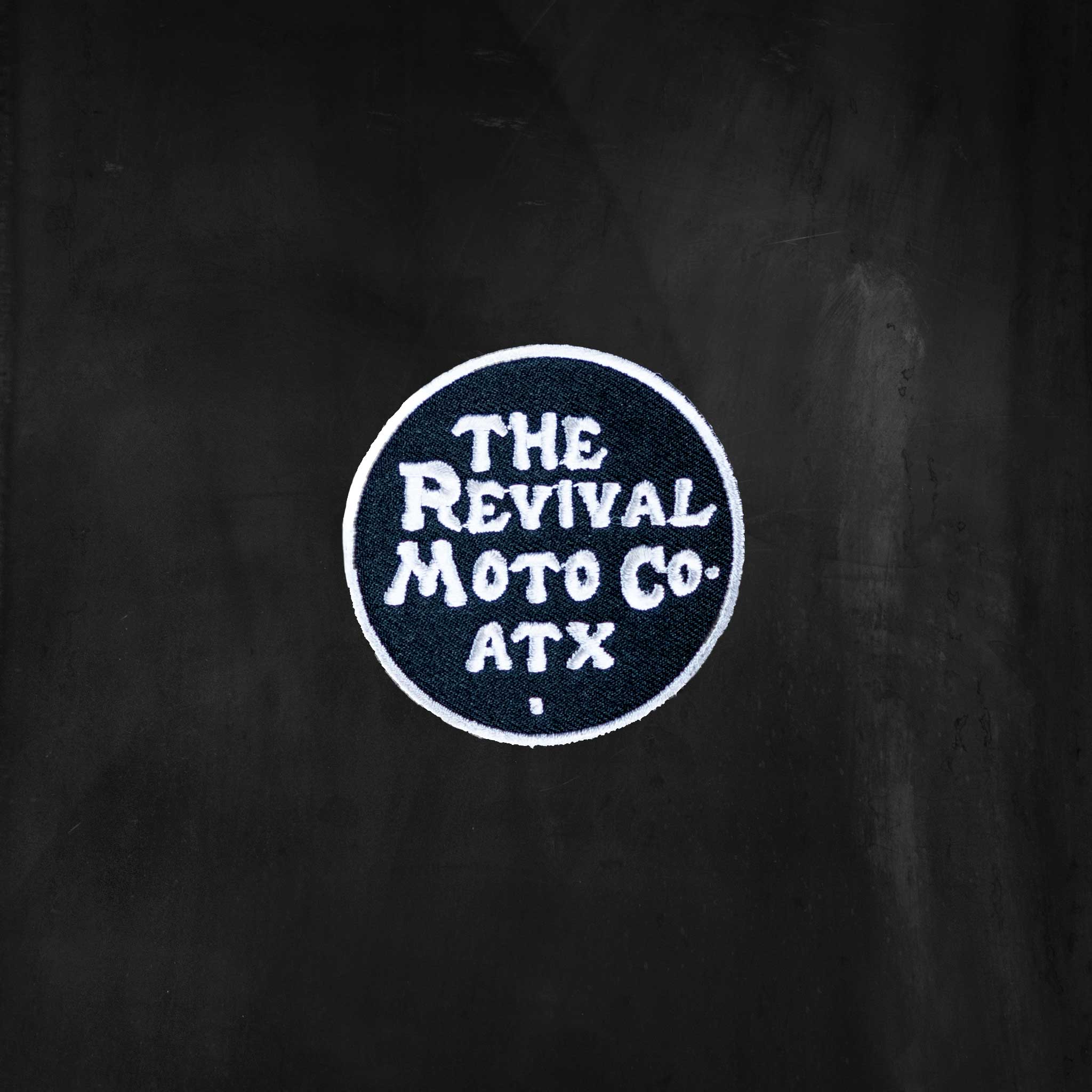Revival Moto Co. Patch - Red & White | Revival Cycles